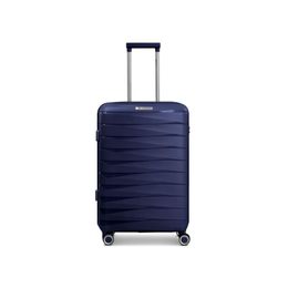 Franky London 4 Rollen Trolley M 65 cm mit Dehnfalte in dark blue | Gr.: onesize
