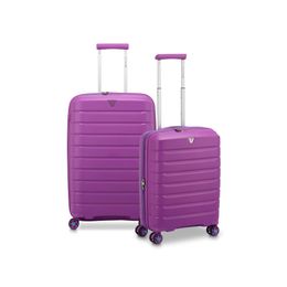 Roncato B-Flying 4 Rollen Kofferset 2-teilig mit Dehnfalte in orchidea | Gr.: onesize