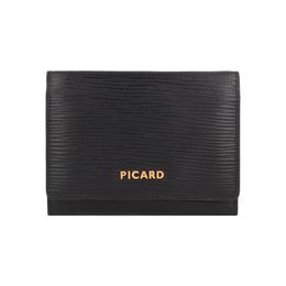 Picard Calais 1 Geldb&ouml;rse Leder 12.5 cm in schwarz | Gr.: onesize