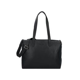 Plevier Power Shopper Tasche Leder 41 cm Laptopfach in schwarz | Gr.: onesize