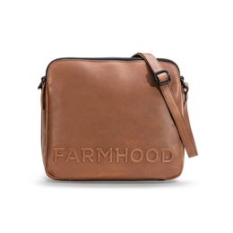 Farmhood Nashville XL Umh&auml;ngetasche 2 F&auml;cher Leder 29 cm in mid brown | Gr.: onesize