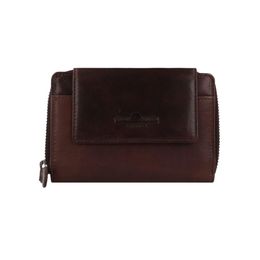 Green Burry Greenburry Newport Geldb&ouml;rse RFID Schutz Leder 14 cm in coffee | Gr.: onesize