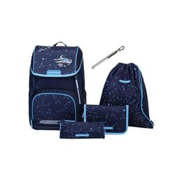 Schneiders Ergojet Schulranzen-Set 6-teilig in black blue | Gr.: onesize