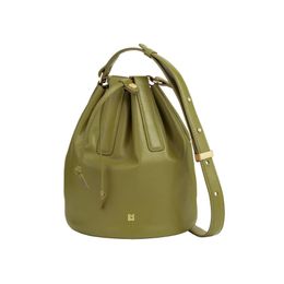 DuDu Filicudi Beuteltasche Leder 19 cm in olive | Gr.: onesize