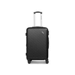 Check.In Paradise 2.0 4 Rollen Trolley M 68 cm mit Dehnfalte in black | Gr.: onesize