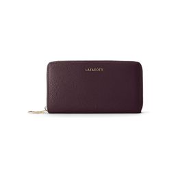 Lazarotti Bologna Leather Geldb&ouml;rse Leder 19 cm in burgundy | Gr.: onesize