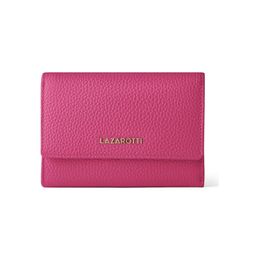 Lazarotti Bologna Leather Geldb&ouml;rse Leder 14 cm in hot pink | Gr.: onesize