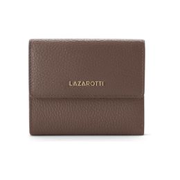 Lazarotti Bologna Leather Geldb&ouml;rse Leder 12 cm in taupe | Gr.: onesize