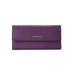 Lazarotti Bologna Leather Geldb&ouml;rse Leder 19 cm in purple | Gr.: onesize