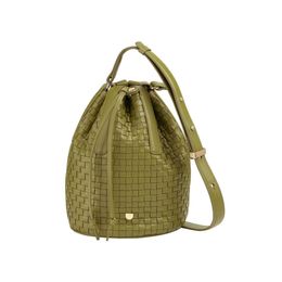 DuDu Filicudi M. Beuteltasche Leder 19 cm in olive | Gr.: onesize