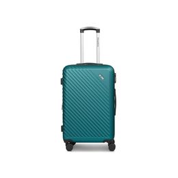 Check.In Paradise 2.0 4 Rollen Trolley M 68 cm mit Dehnfalte in smaragd green | Gr.: onesize