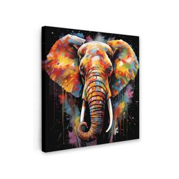 MuchoWow Leinwand bilder Elefant (BxH) | Gr.: 20 x 20 cm