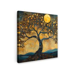 MuchoWow Leinwand bilder Vollmond (BxH) | Gr.: 20 x 30 cm