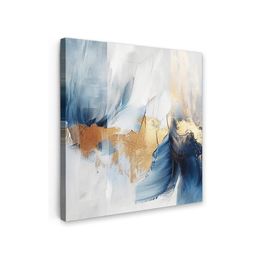 MuchoWow Leinwand bilder Abstrakt gold (BxH) | Gr.: 50x50 cm