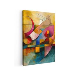MuchoWow Leinwand bilder Geometrie (BxH) | Gr.: 20 x 30 cm