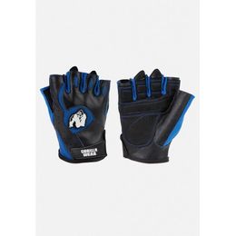 Gorilla Wear Trainingshandschuhe - Mitchell - Schwarz/Blau | Gr.: S