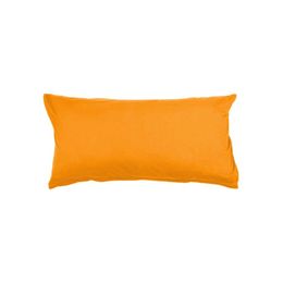 Traumschloss Exclusiv Edel-Jersey Kissenbezug in mandarine | Gr.: 80x80 cm