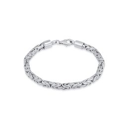 Kuzzoi Armband 925 Sterling Silber Twisted in Silber | Gr.: 19 cm