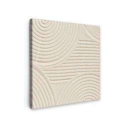 MuchoWow Leinwand bilder Sandlinien (BxH) | Gr.: 20 x 20 cm