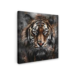 MuchoWow Leinwand bilder Tiger (BxH) | Gr.: 20 x 20 cm