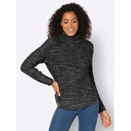 WITT WEIDEN Pullover in schwarz-meliert | Gr.: 38