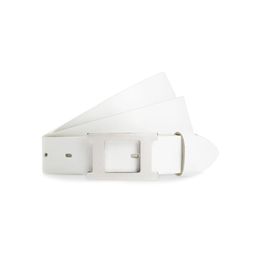 Vanzetti G&uuml;rtel Leder in white | Gr.: 75 cm