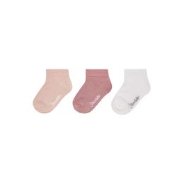 Sterntaler Sneaker-Socken 3er-Pack uni in rosa | Gr.: 26