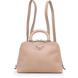 Prada Rucks&auml;cke - Saffiano Lux Promenade Backpack - Gr. unisize - in Braun - f&uuml;r Damen