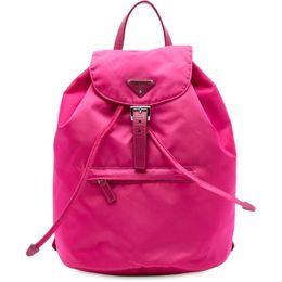 Prada Rucks&auml;cke - Tessuto Drawstring Backpack - Gr. unisize - in Gold - f&uuml;r Damen