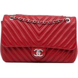 Chanel Hobo Bags - Jumbo Classic Lambskin Double Flap - Gr. unisize - in Rot - f&uuml;r Damen