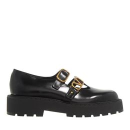 Valentino Garavani Loafer - Mary Jane Vlogo - Gr. 40 (EU) - in Schwarz - f&uuml;r Damen