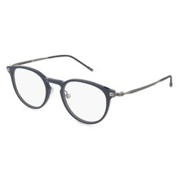 Lozza LOZVL4278 Brille Unisex | Fassung: Vollrand, Panto, Blau Gl&auml;nzend