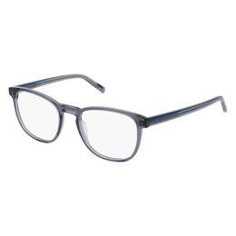 Freigeist 863043 Brille Herren | Fassung: Vollrand, Panto, Grau Blau