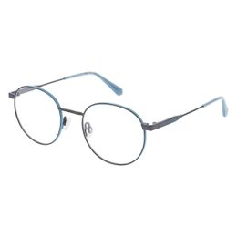 Calvin Klein Jeans CKJ21215 Brille Unisex | Fassung: Vollrand, Rund, Blau Gun