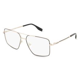 K by KARL LAGERFELD Karl Lagerfeld KL357 Brille Unisex | Fassung: Vollrand, Pilot, Schwarz Silber