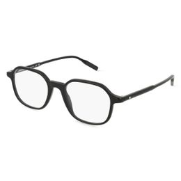 Montblanc MB0292O Brille Unisex | Fassung: Vollrand, Quadratisch, Schwarz Gl&auml;nzend