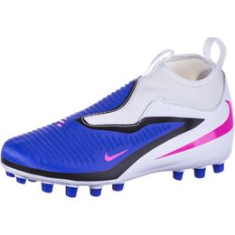 Nike JR PHANTOM 6 HIGH ACAD AG Fu&szlig;ballschuhe Kinder - Gr&ouml;&szlig;e 38 1/2 - blau