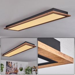 hofstein Salmi Deckenpanel LED Holzoptik, 1-flammig
