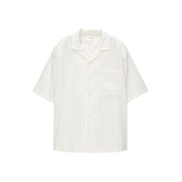 Pull&Bear Pull&bear Button Up Shirt male White size L