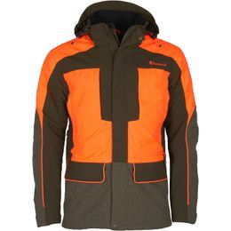 Pinewood Jacke Thorn Resistant Mossgreen/Orange (Gr&ouml;&szlig;e: S)