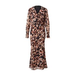 Karen Millen Evening Dress 'Georgette' female Brown size 8
