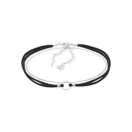 Elli Choker Damen Gr&ouml;&szlig;e 32 schwarz / silber