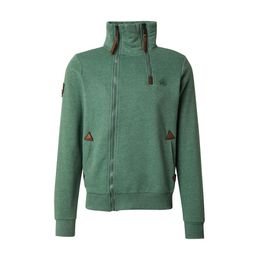 Naketano Zip-Up Hoodie male Green size M