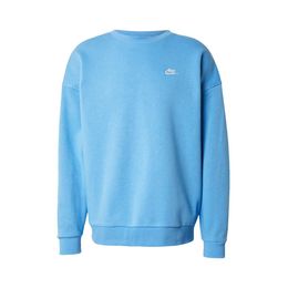 Nike Sportswear Sweatshirt 'CLUB' Herren Gr&ouml;&szlig;e M azur / wei&szlig;