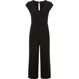 Heine Damen Jumpsuit, Schwarz, Gr. 44, Overalls, Material: Polyester