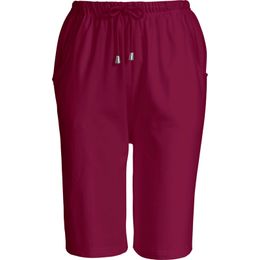 Damen Bermudas mit 2 Taschen bordeaux, Gr&ouml;&szlig;e 38