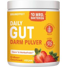 BRAINEFFECT Daily Gut Darm Pulver Erdbeer-Geschmack