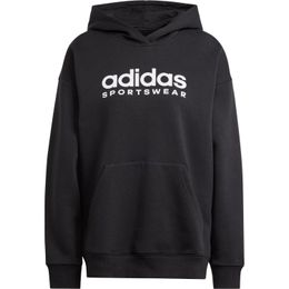 Adidas All Szn Hoodie Damen - schwarz - Gr. S - Baumwolle/Polyester