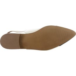 Heine Slingballerina, Natur, Gr. 37, Damen, Ballerinas, Material: Ziegenleder
