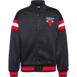 New Era Chicago Bulls Bomberjacke Herren - schwarz - Gr. XL - Polyester